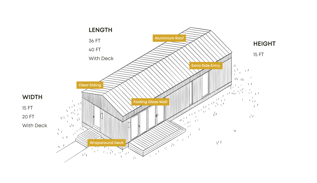 1 Bedroom Casita Floorplan - Las Vegas - Picasa Homes